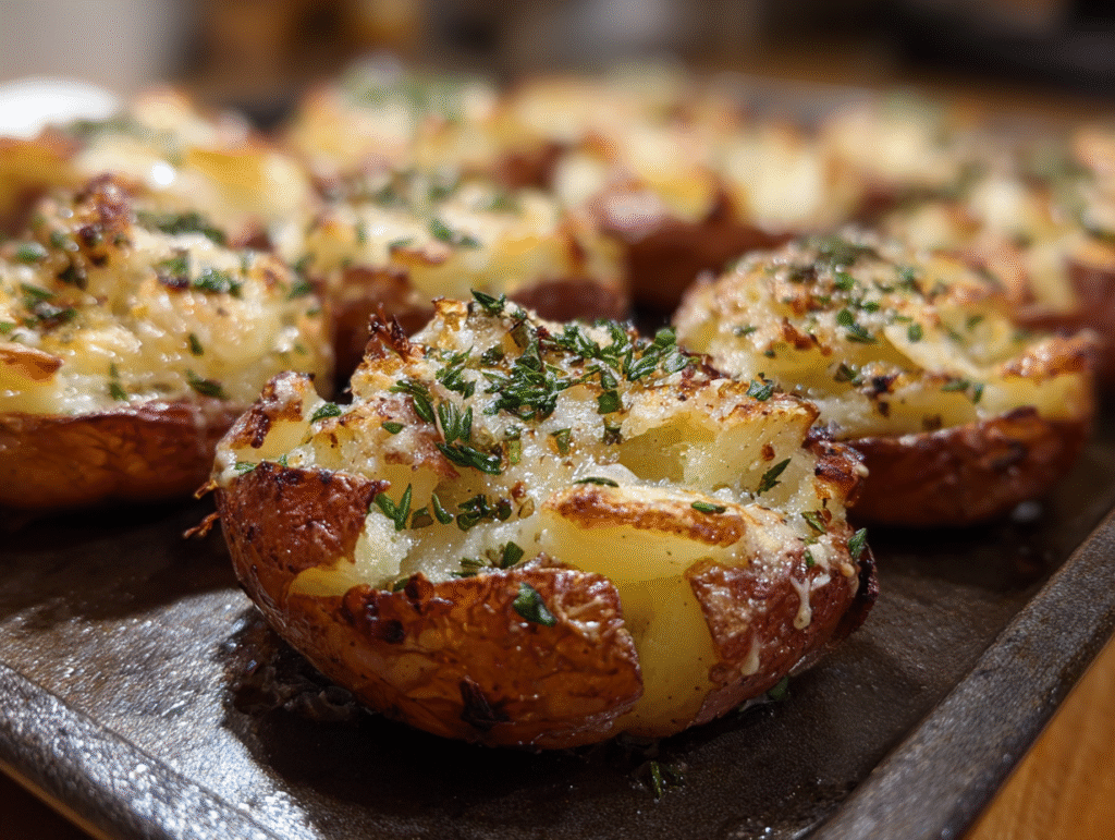 Crispy Smashed Potatoes Recipe
